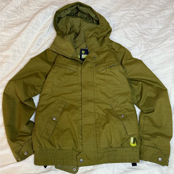 Burton | Jackets & Coats | Burton Army Olive Green Technical Dryride ...
